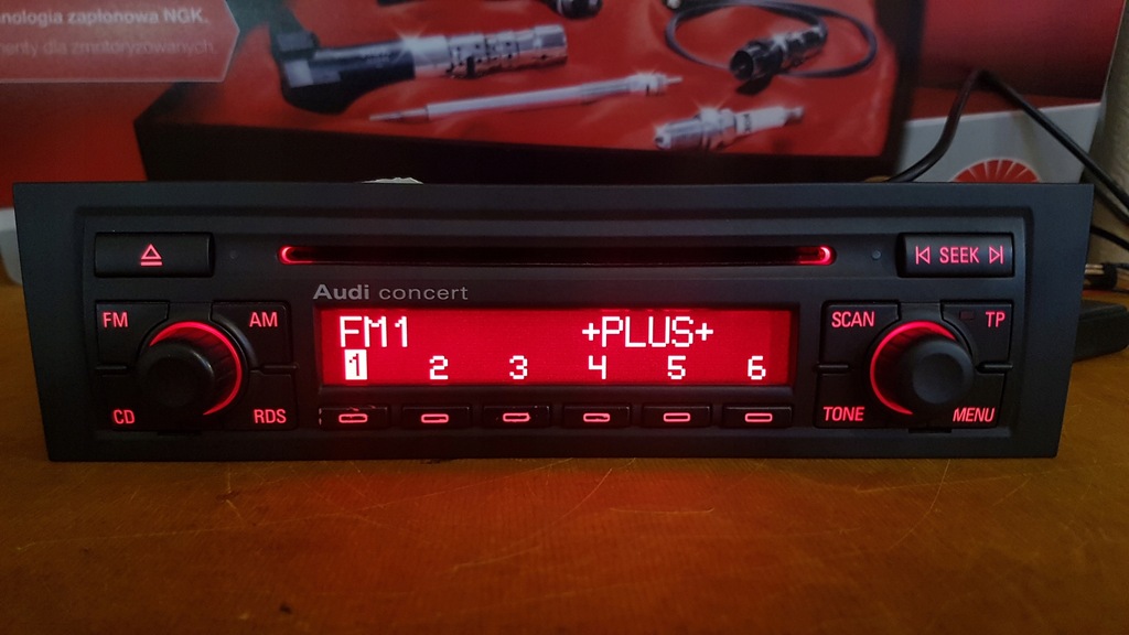 Radio Audi Concert A3 8P 8P0035186C + KOD - 7870679354 - oficjalne ...