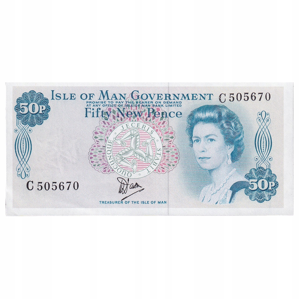 Wyspa Man, 50 New Pence, 1979, KM:33a, EF(40-45) - 14945377520 ...