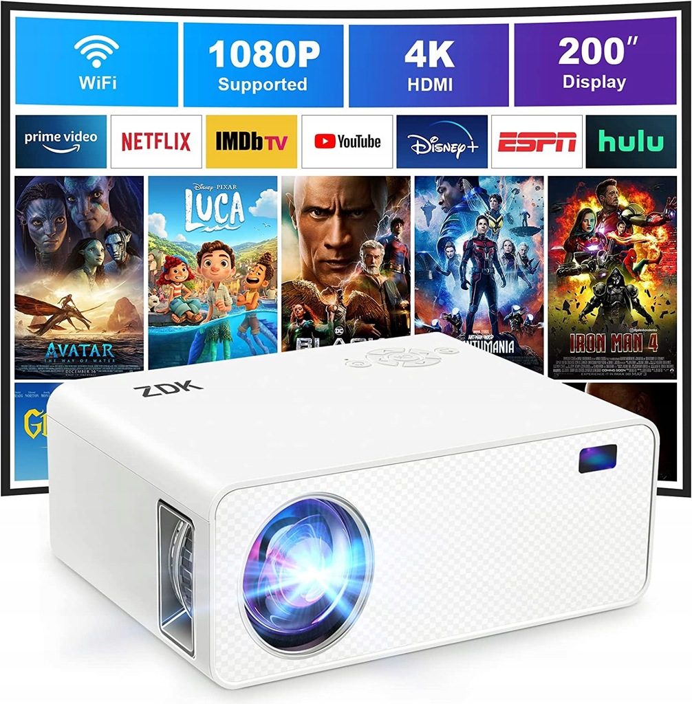 ZDK GC03 mini projector 1080p OUTLET - 13887419451 - oficjalne archiwum ...
