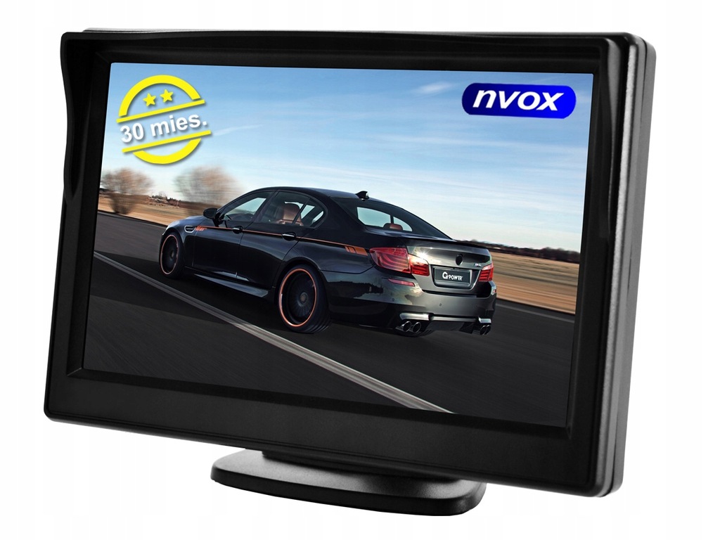 NVOX Monitor wolnostojący LCD 5'' cali AV 12V - 8964157659 - oficjalne ...