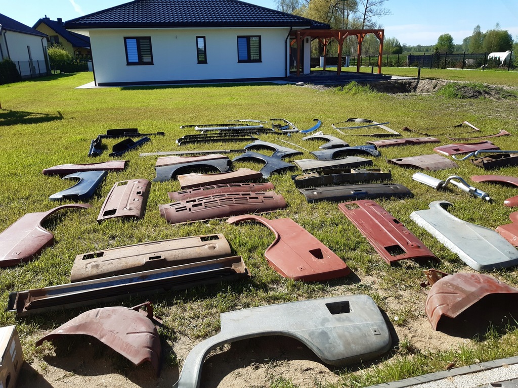 fiat 125p pas maska drzwi błotnik nadkole zderzak - 12677149675 ...