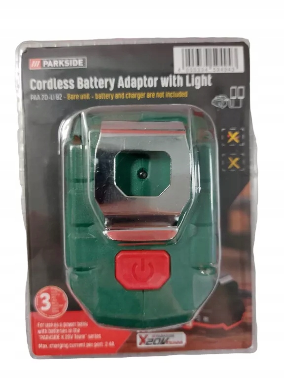 PARKSIDE ADAPTER USB DO AKUMULATORÓW - 12402335683 - oficjalne archiwum ...