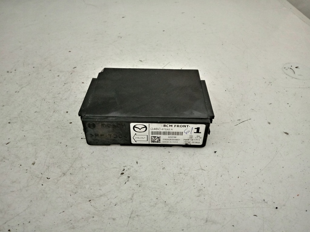 MAZDA 3 6 CX3 CX5 MODUŁ STEROWNIK BCM G46C-675X0A - 10077678717 ...