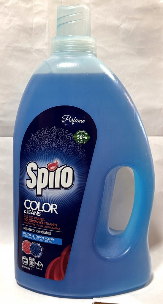 Żel do prania Spiro Color & Jeans 3,15l do kolorów - 13246510775 ...