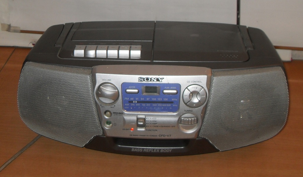 BOOMBOX SONY CFD-V7 CD + RADIO + KASETA - 12271458820 - oficjalne ...