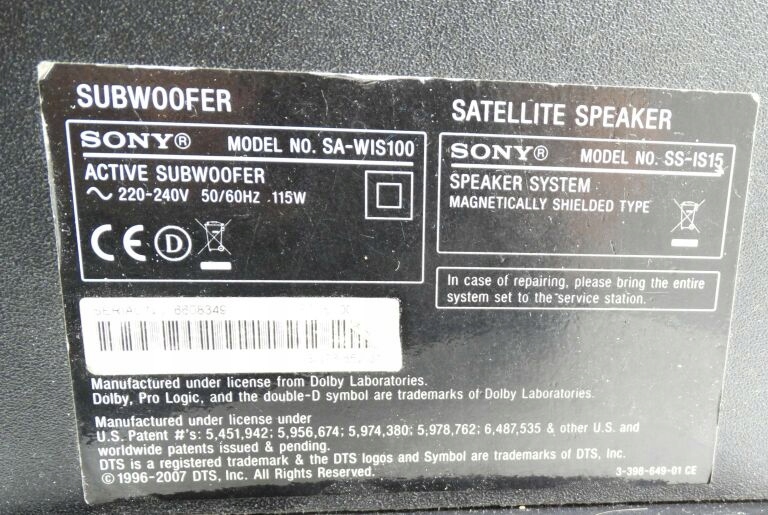 ZESTAW SONY HT-IS100 - 12076300720 - oficjalne archiwum Allegro