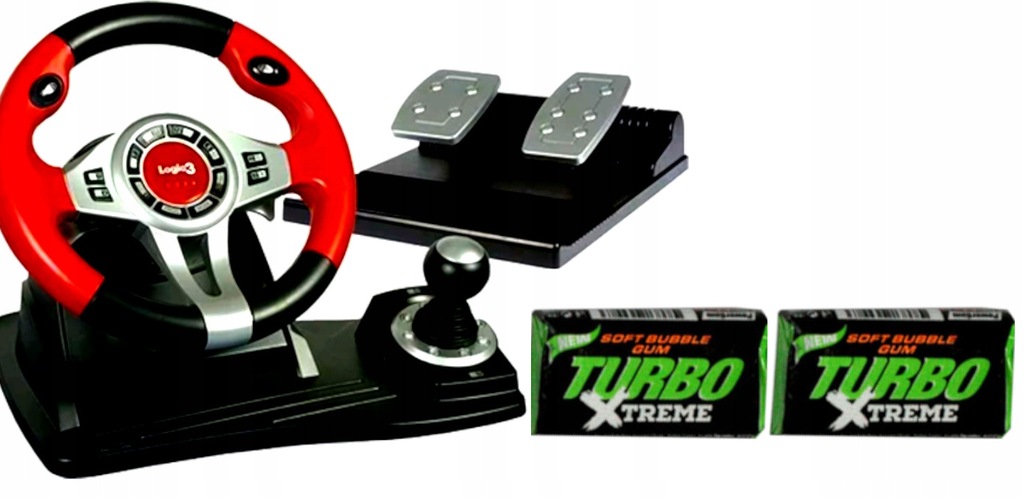 KIEROWNICA LOGIC 3 TOPDRIVE GT PEDAŁY PC PS2 PS3 - 13022004418 ...