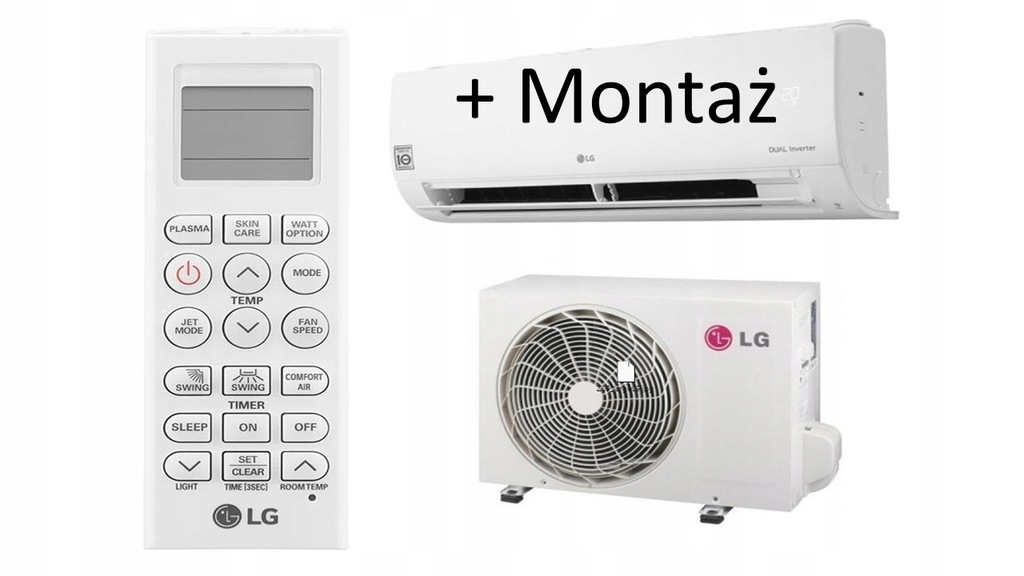 Klimatyzator LG Standard 2 INVERTER S12ET + Montaż - 13230890127 ... Klimatyzator LG Standard 2 INVERTER S12ET + Montaż - 13230890127 ...