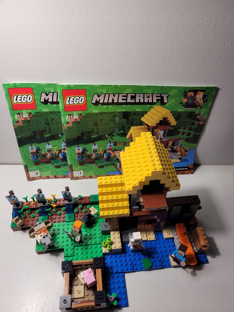 LEGO Minecraft 21144 Wiejska Chata - 13293976476 - oficjalne archiwum ...
