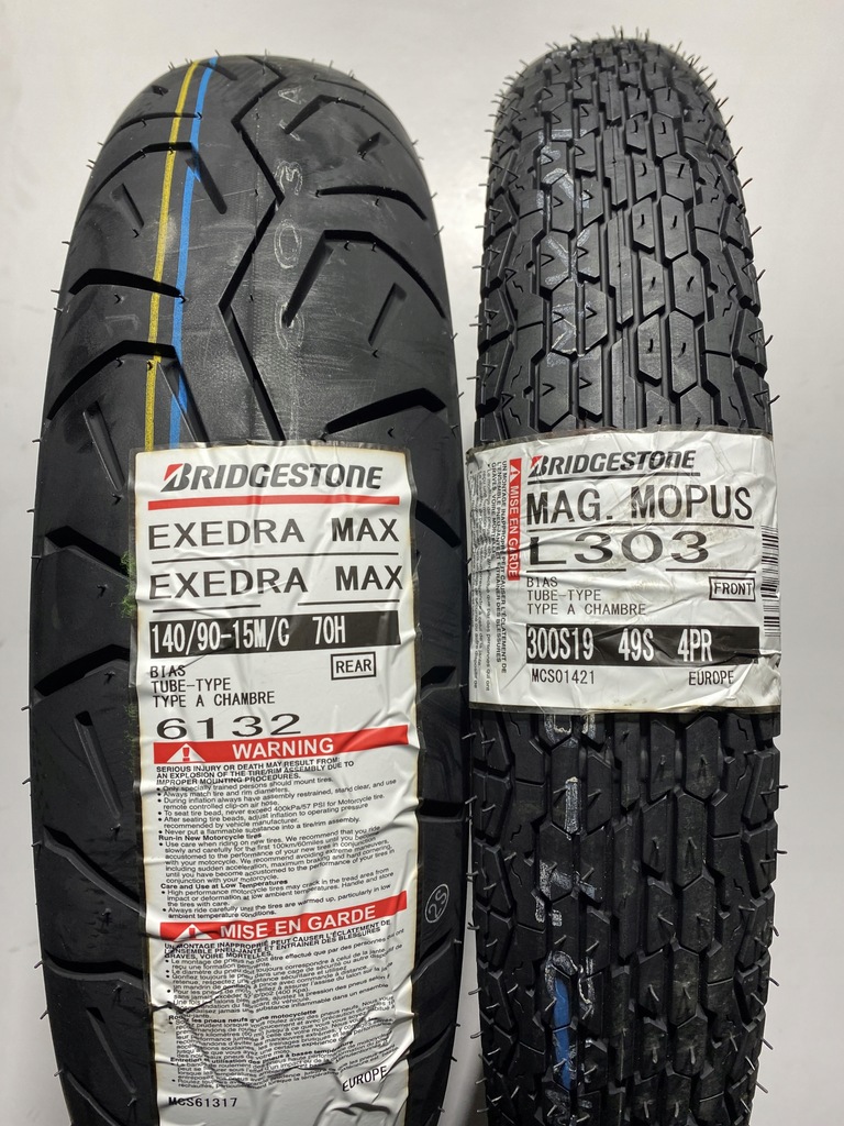 OPONY BRIDGESTONE 140/90/15 3,00-19 DO VIRAGO 535 - 11910676742 ...