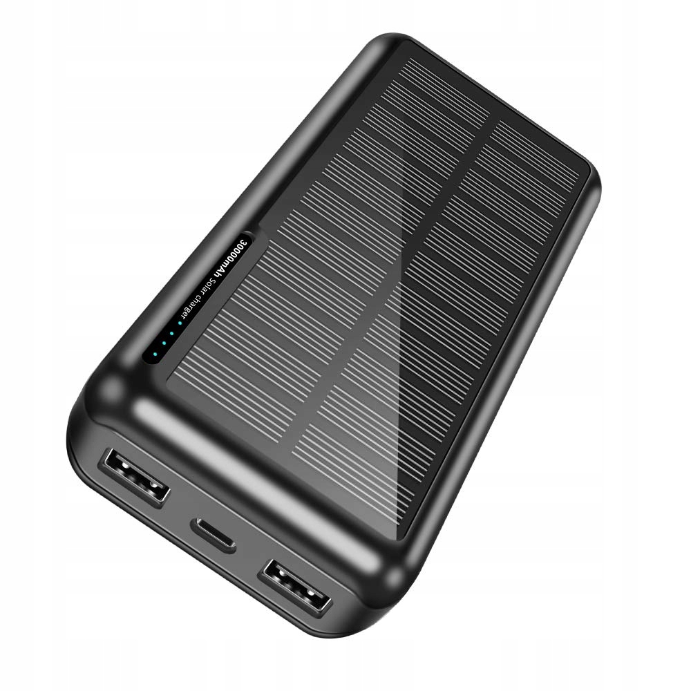 Power bank solarny 30000mAh - 11519150686 - oficjalne archiwum Allegro