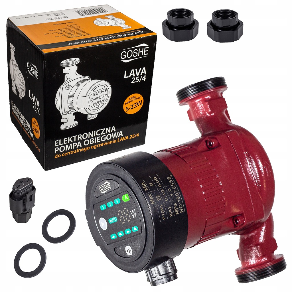 POMPA OBIEGOWA ENERGOOSZCZĘDNA DO C.O. 25-60/180 - 12702077858 - oficjalne archiwum Allegro
