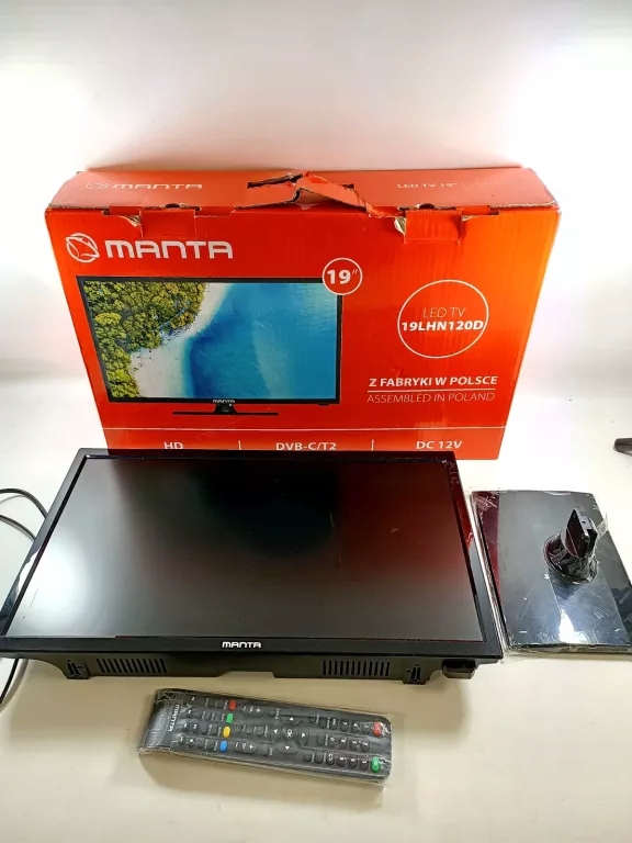 TELEWIZOR MANTA 19`` 19LHN120D - 12588940651 - oficjalne archiwum Allegro