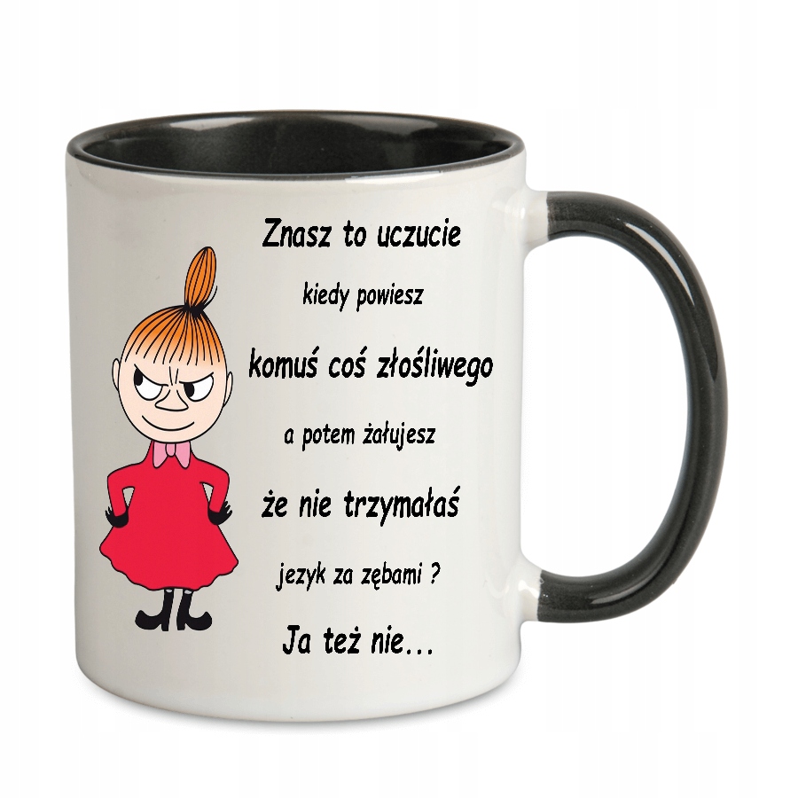 Kubek z nadrukiem Mała Mi, Muminki, Śmieszne, BCGF-MI-032 - 15945484824 - oficjalne archiwum Allegro