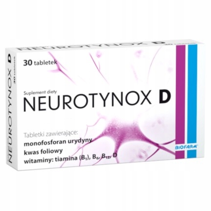 Neurotynox D 30 tab. odbudowa komórek nerwowych - 11048493867 ...