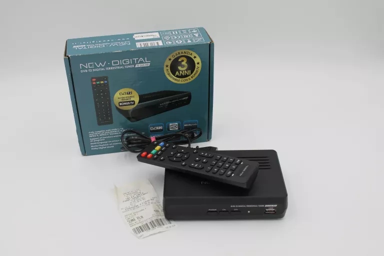 DEKODER NEW DIGITAL DVBT2 T2 265 HD GWARANCJA - 13017088753 - oficjalne ...