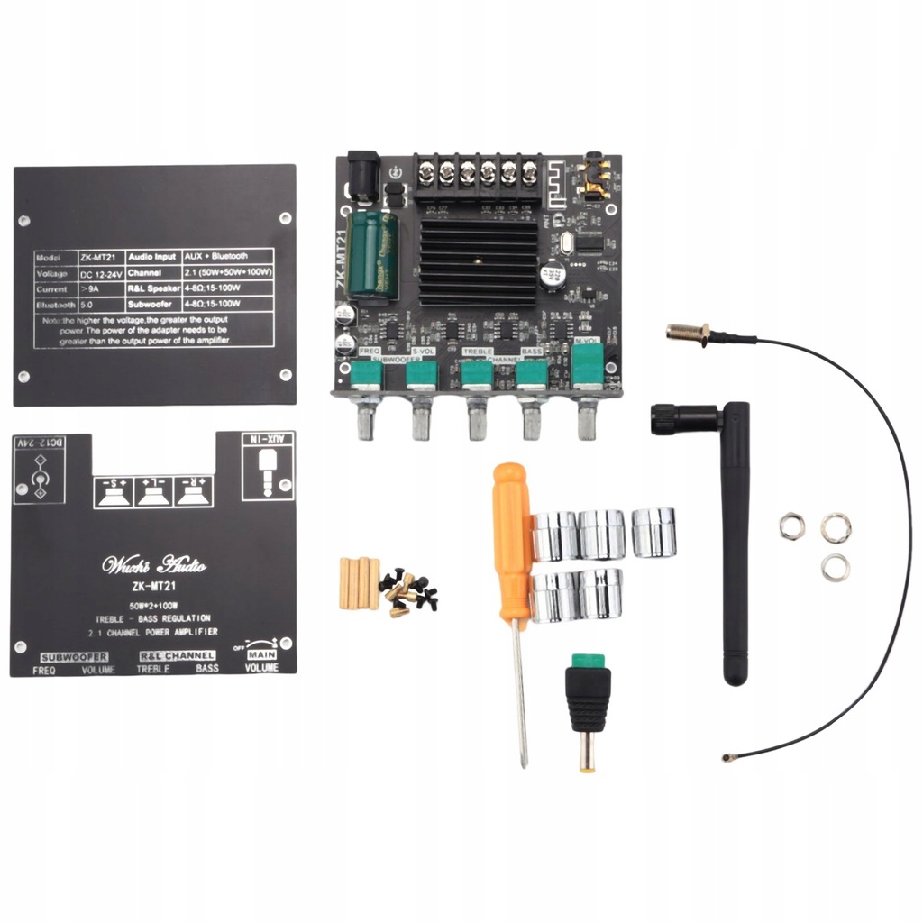 ZK-MT21 Bluetooth Amplifier Board 2.1 2X50W+100W A - 13747578995 ...