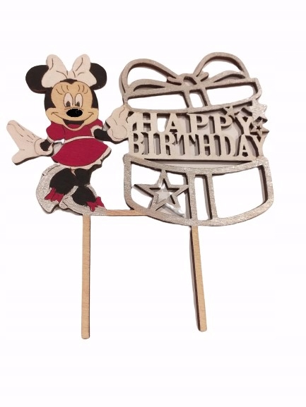 Topper Mini Maus na tort Roczek Urodziny - 10848761917 - oficjalne ...