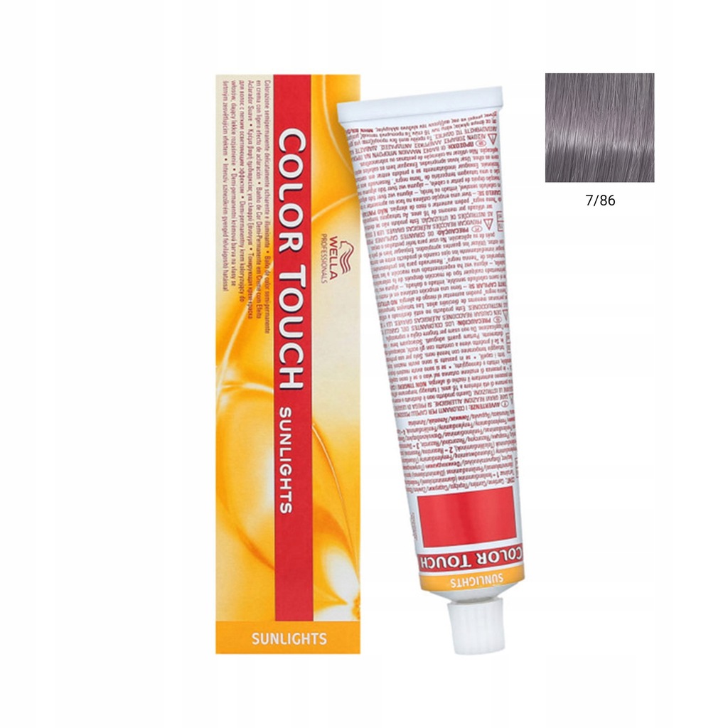 WELLA COLOR TOUCH TONER BEZ AMONIAKU 7/86 - 8569708859 - oficjalne ...
