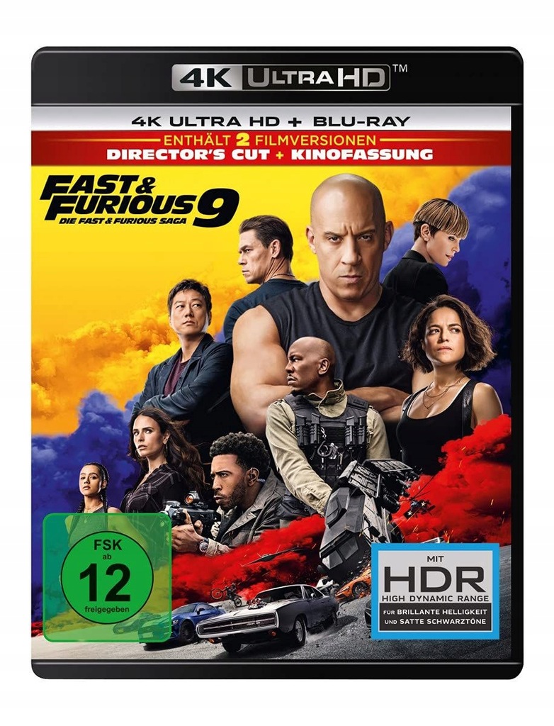 F9: THE FAST SAGA (SZYBCY I WŚCIEKLI 9) [BLU-RAY 4K]+[BLU-RAY ...