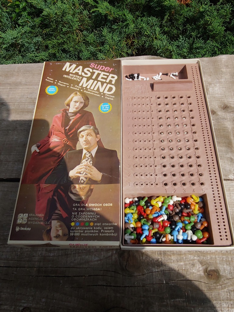 Super Master Mind Mastermind gra z lat 70. bST23 - 10919246423 ...