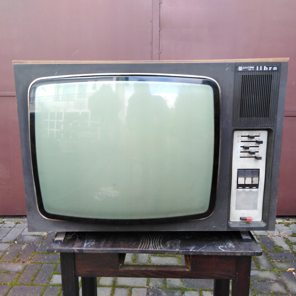 Stary telewizor unitra libra PRL - 8629637534 - oficjalne archiwum Allegro