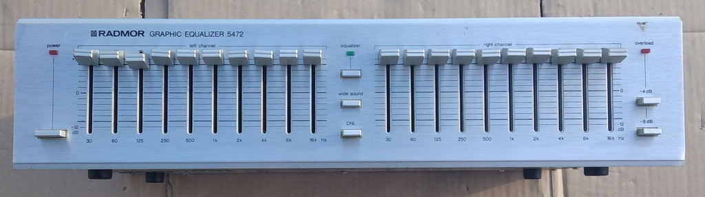 Unitra Radmor Korektor graphic equalizer 5472 - 11218464923 - oficjalne ...