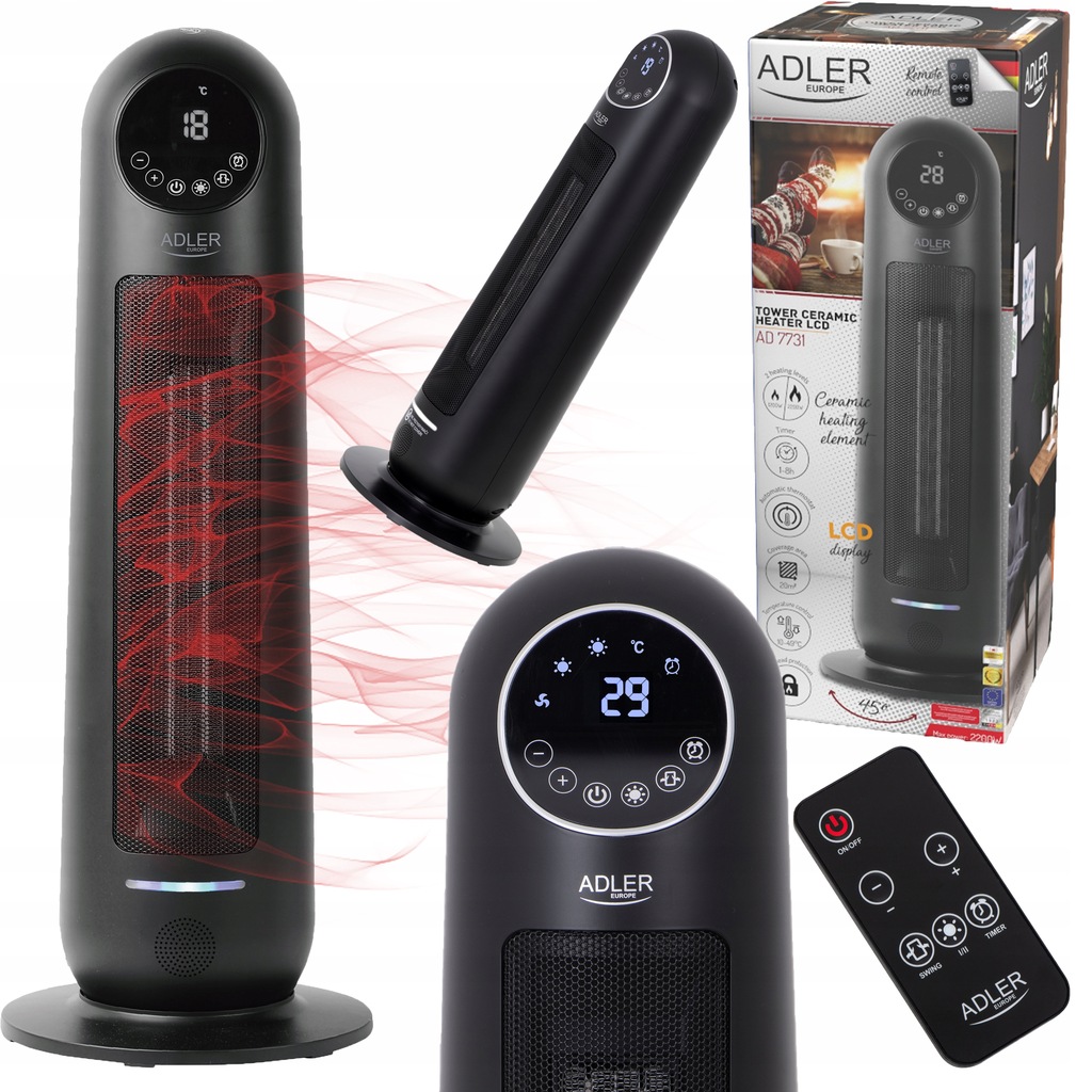 TERMOWENTYLATOR GRZEJNIK ELEKTRYCZNY FARELKA 2000W - 11070427518 ...