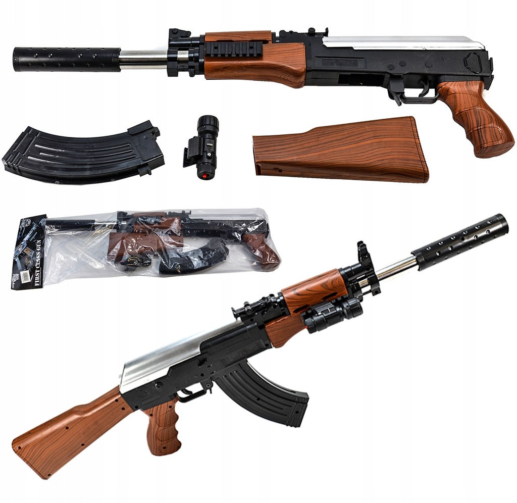 SUPER KARABIN PISTOLET KULKI FIRST CLASS GUN - 11470537489 - oficjalne ...