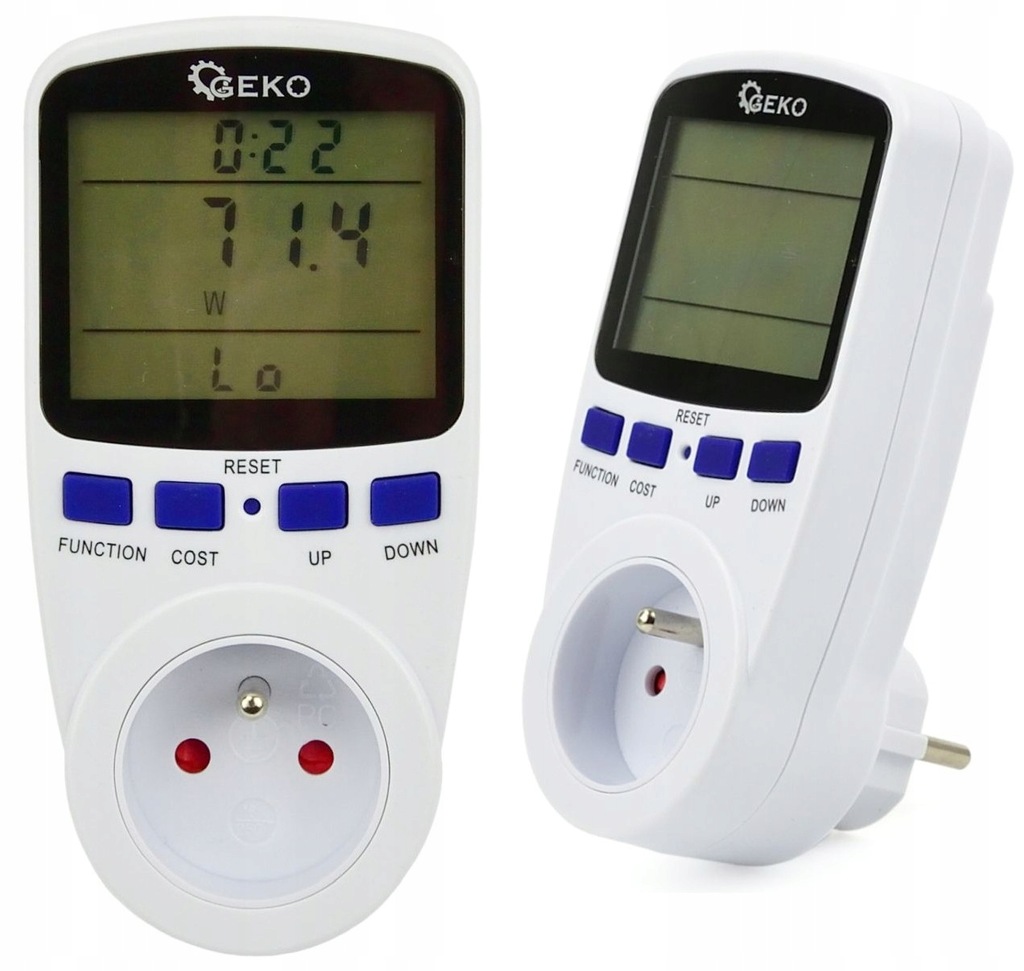 WATOMIERZ POMIAR ZUŻYCIA PRĄDU LICZNIK ENERGII - 13072958543 - oficjalne archiwum Allegro