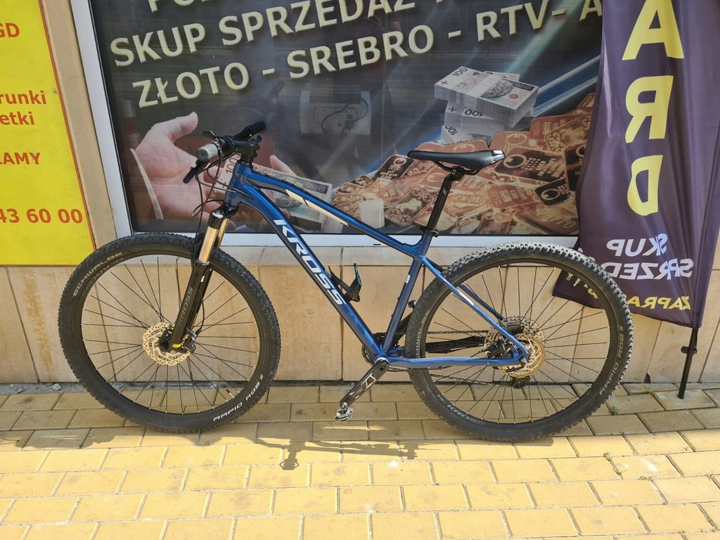 Rower MTB Kross level 5.0 Niebieski koła 29 Rama19 - 14208353815 - oficjalne archiwum Allegro