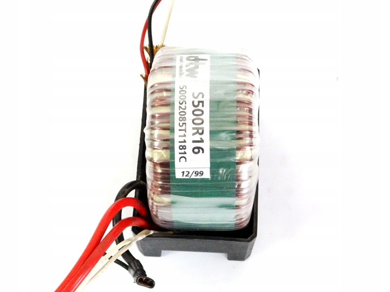 Transformator Toroidalny S500R16 2x7,5V/16V - 13395795123 - oficjalne ...