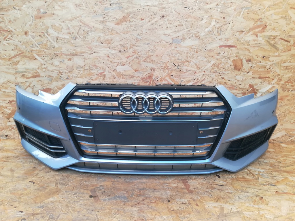 Audi A4 B9 S-Line 8W0 Zderzak Przedni PDC Oryginał - 11529201446 - oficjalne archiwum Allegro
