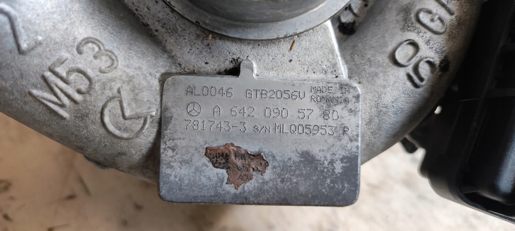 Turbina Mercedes TURBOSPRĘŻARKA A6420905780 - 12766978235 - oficjalne ...