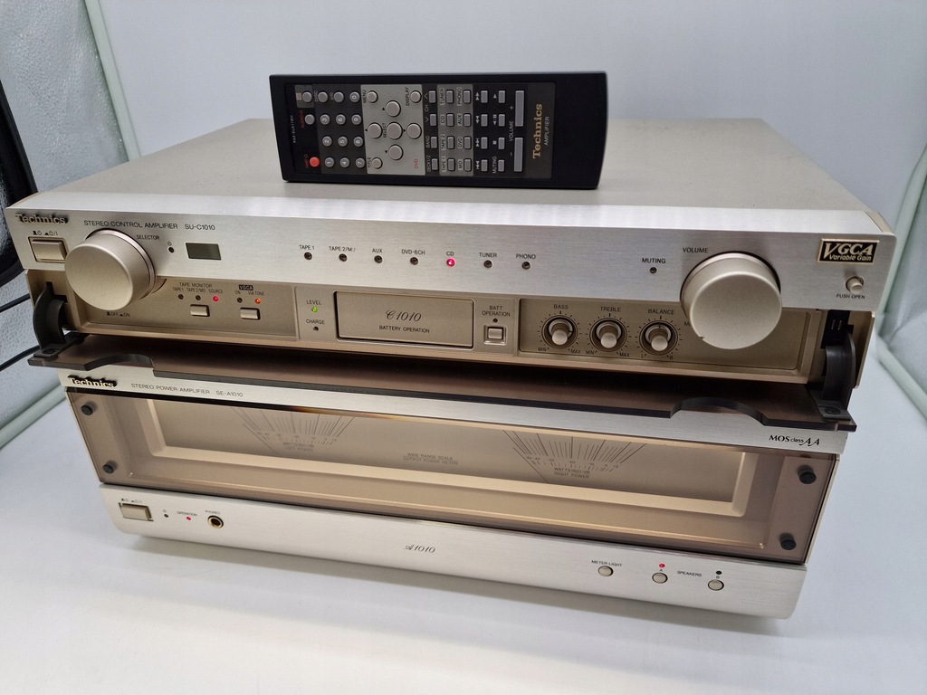 TECHNICS SU-C1010+SE-A1010 + Oryginalny Pilot TOP - 12611450430 ...