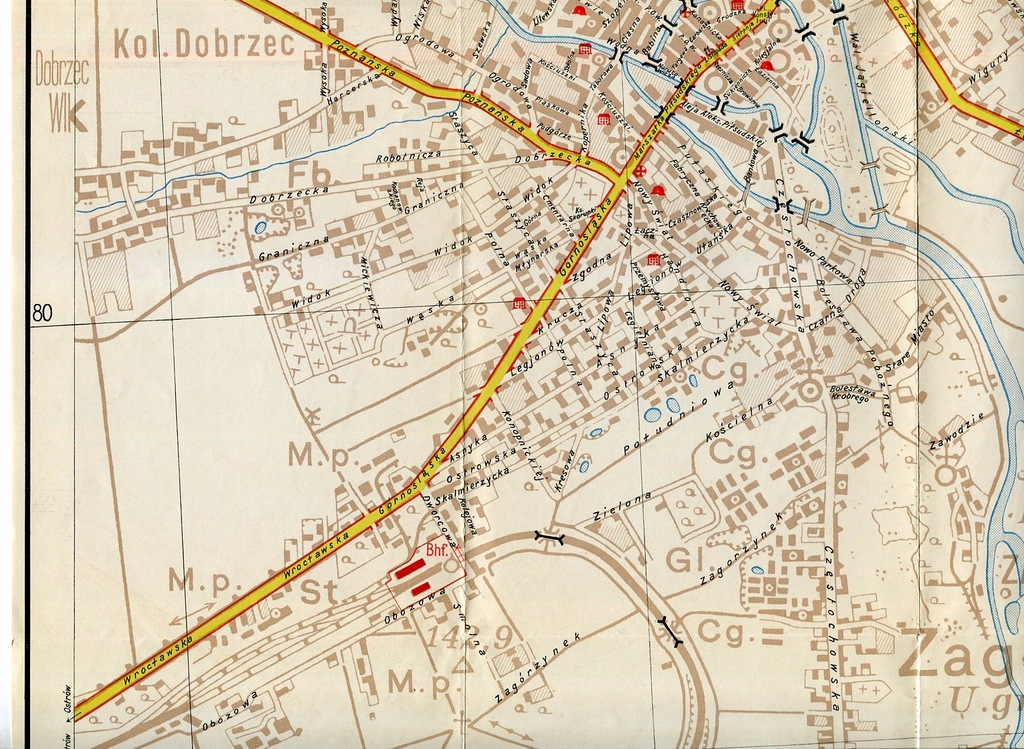 KALISZ :: plan : mapa wojskowa Wehrmacht : 1939 - 13494503194 ...