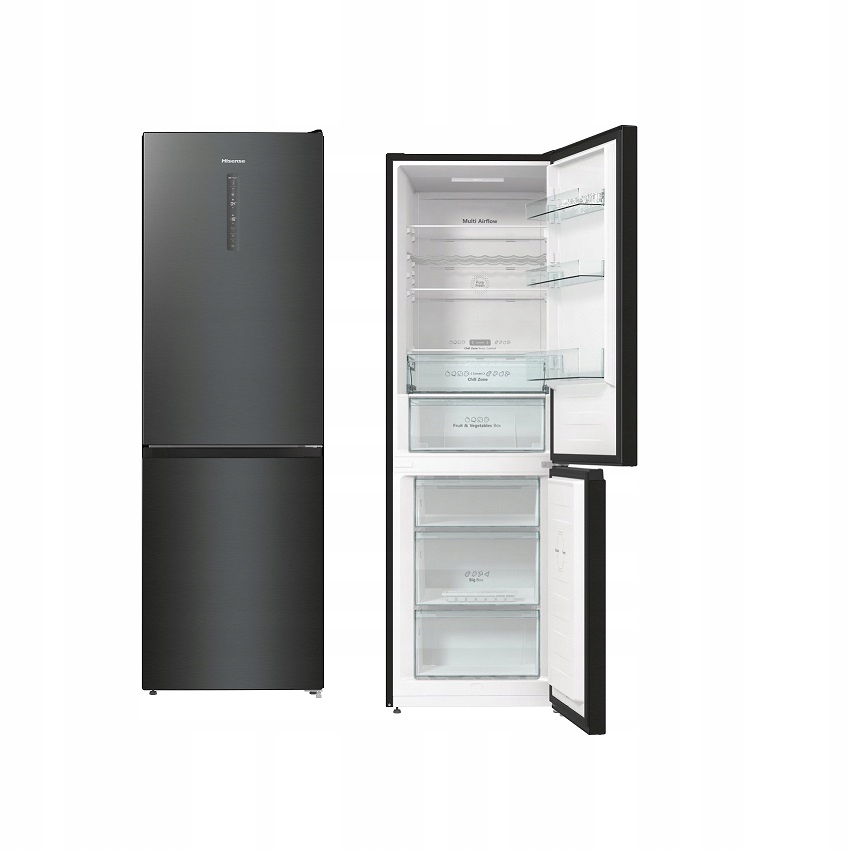 LODÓWKA HISENSE NO FROST 185 CM CZARNA A2751 - 13273062114 - oficjalne archiwum Allegro