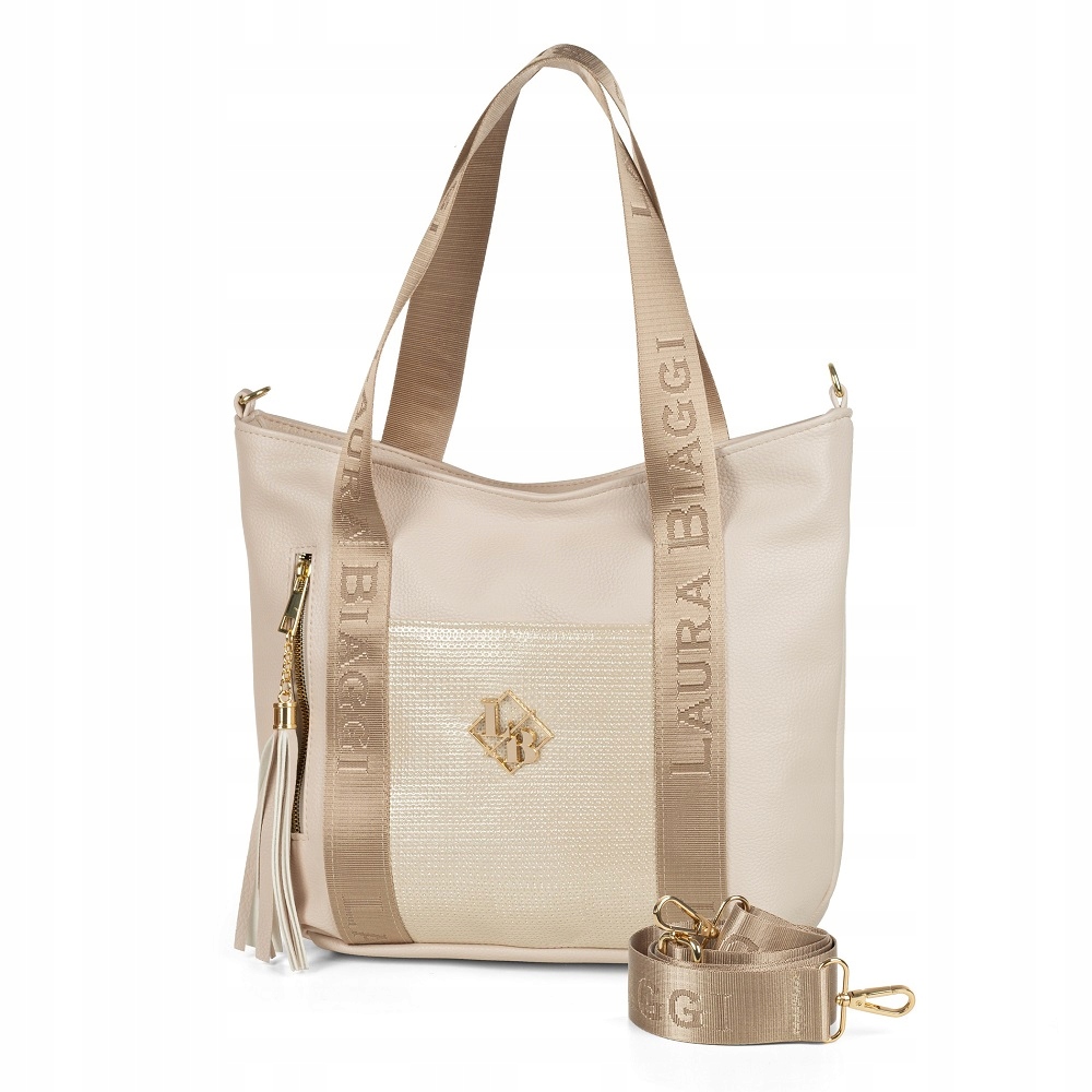 KLASYCZNA TOREBKA DAMSKA SHOPPER A4 LAURA BIAGGI - 13786704592 - oficjalne archiwum Allegro