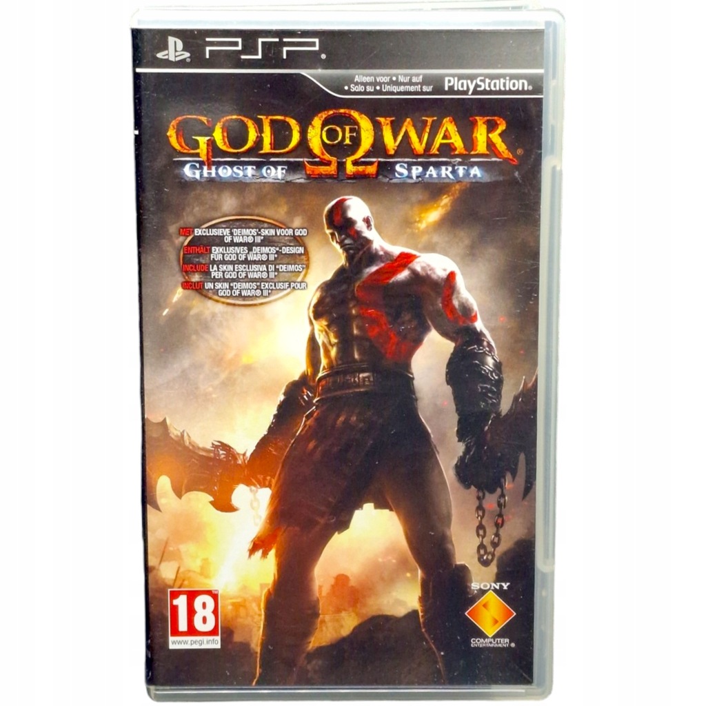 GOD OF WAR GHOST OF SPARTA DUCH SPARTY Sony PSP - 15827897472 - oficjalne archiwum Allegro