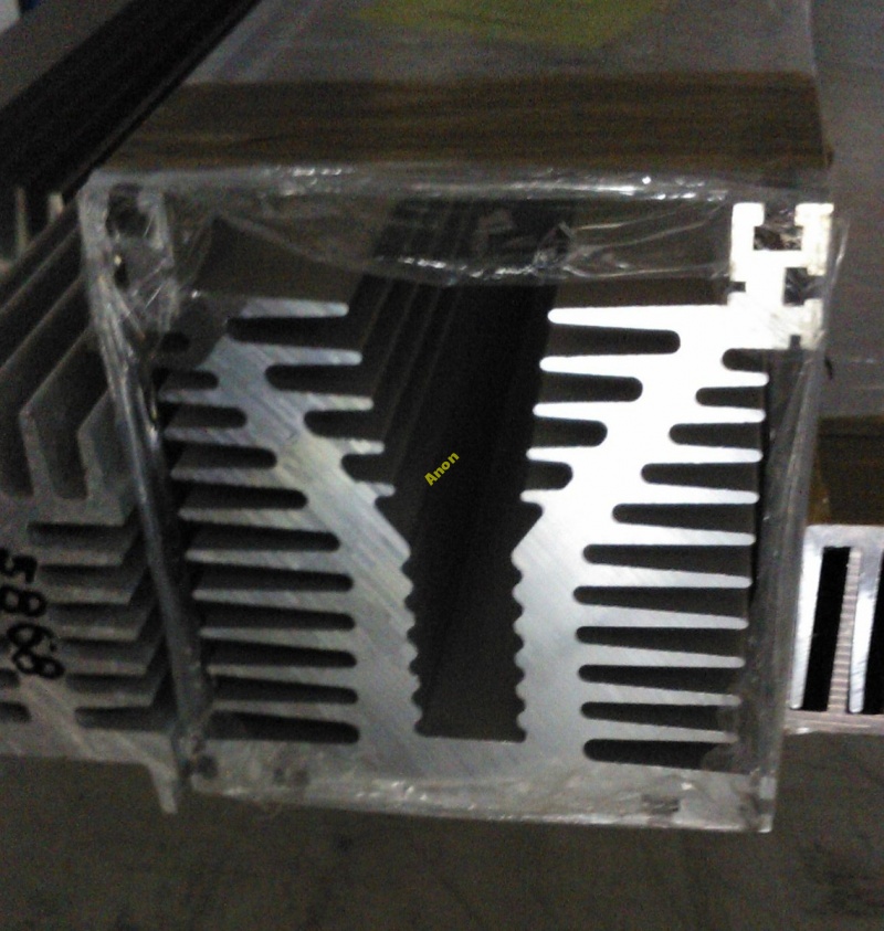 Radiator aluminiowy aluminiowe profil A6023 10cm - 8417189098 ...