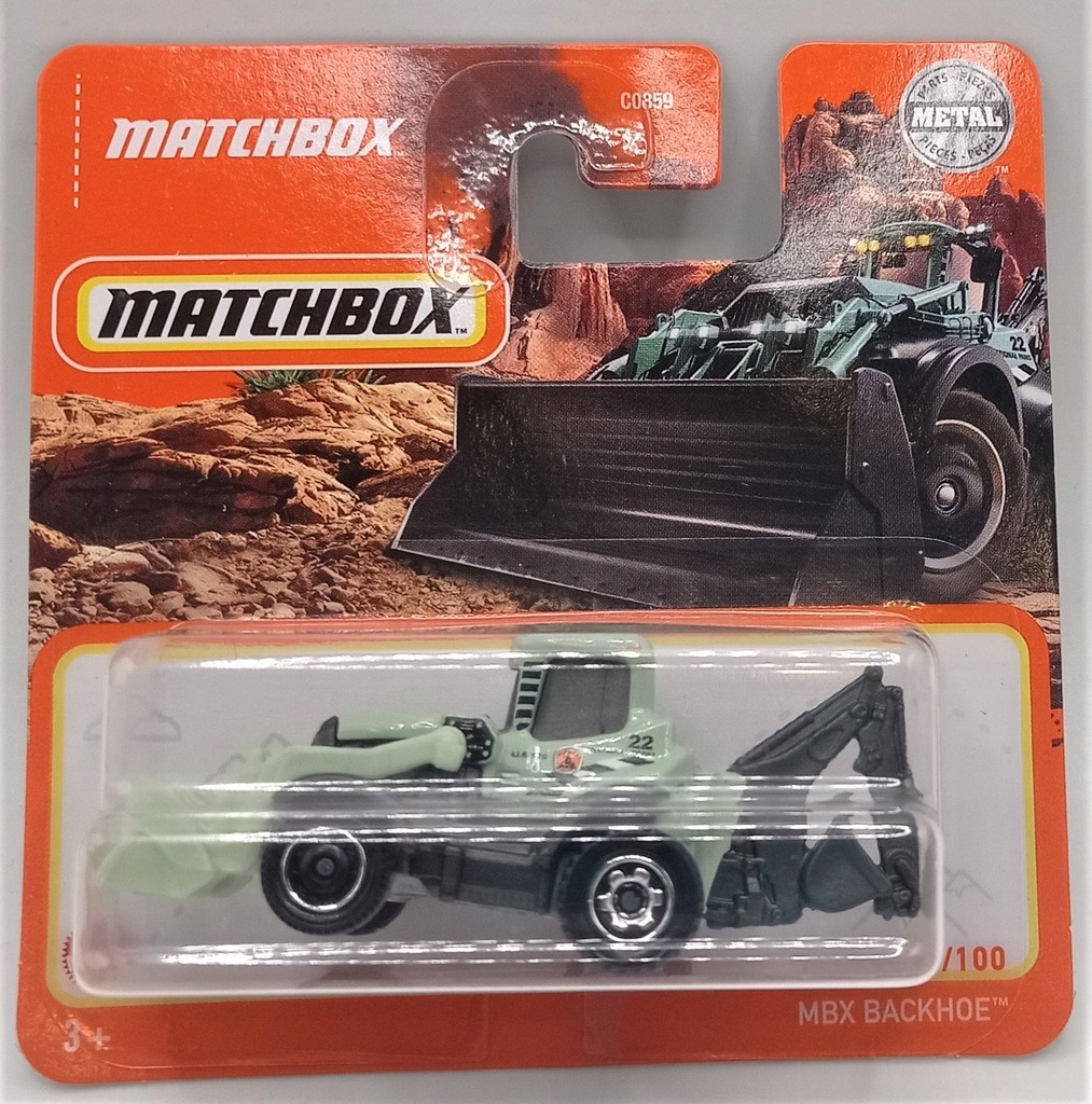 Matchbox MBX Backhoe 29/100 - 13125290120 - oficjalne archiwum Allegro