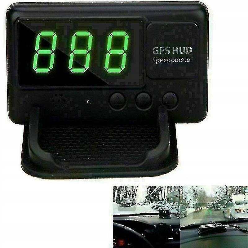 Digital Car Gps Speedometer Auto Hud Overspeed - 12760546585 ...