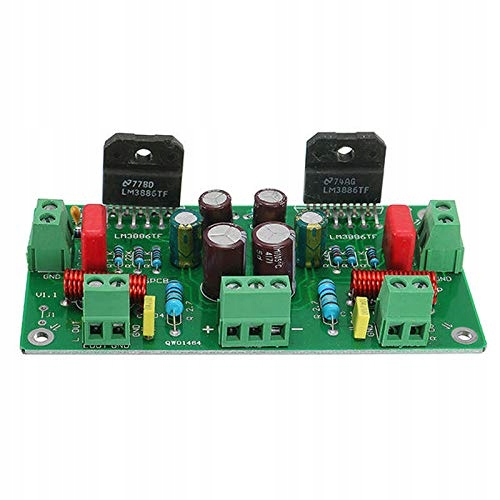 WZMACNIACZ MOCY 2X LM3886 2X68W /4OHM +/-28V DC - 14866212986 - oficjalne archiwum Allegro
