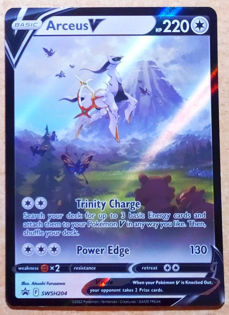 Arceus V (Promo SWSH204 - Figure Collection Box) - 13282986864 ...