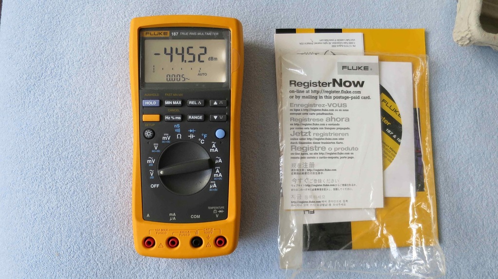 FLUKE 187 multimetr , jak nowy fabr, pom. temp. - 10700610695 ...