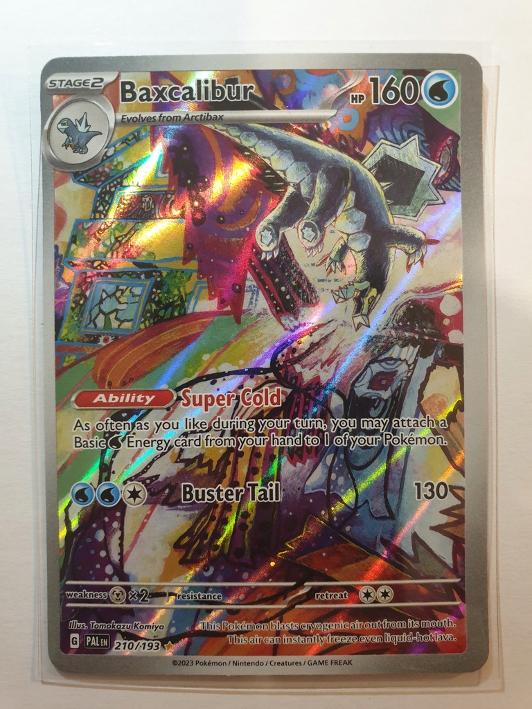 KARTA POKEMON TCG BAXCALIBUR 210 / 193 - 14305300284 - oficjalne ...