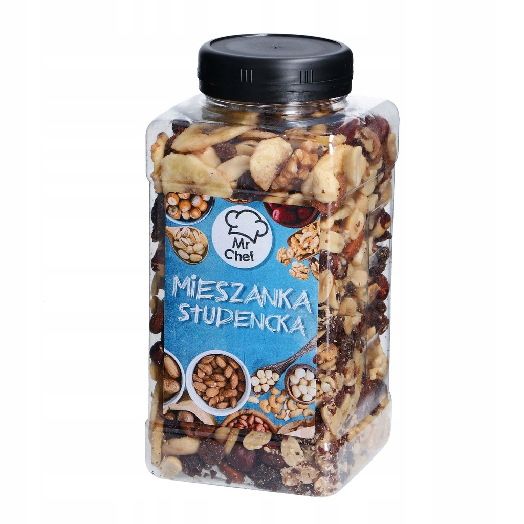 MIESZANKA STUDENCKA 550g ORZECHY BAKALIE SŁOIK - 11754997326 - oficjalne archiwum Allegro