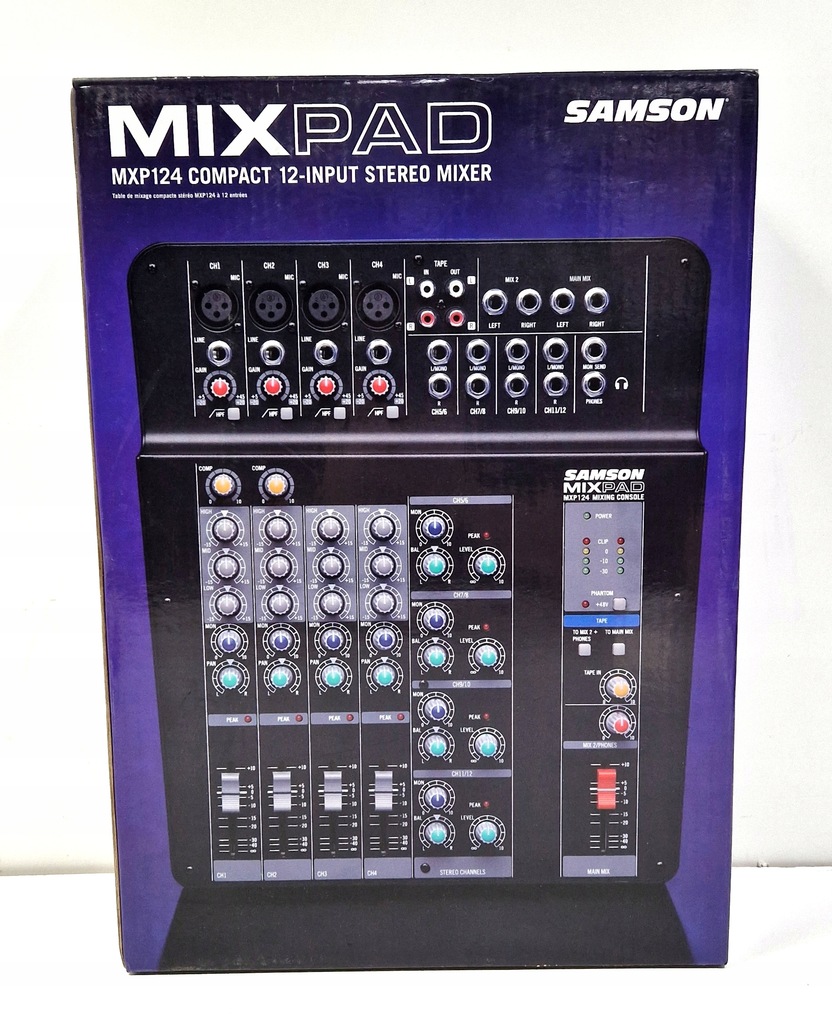 Samson MixPad MXP124 - 13019537320 - oficjalne archiwum Allegro