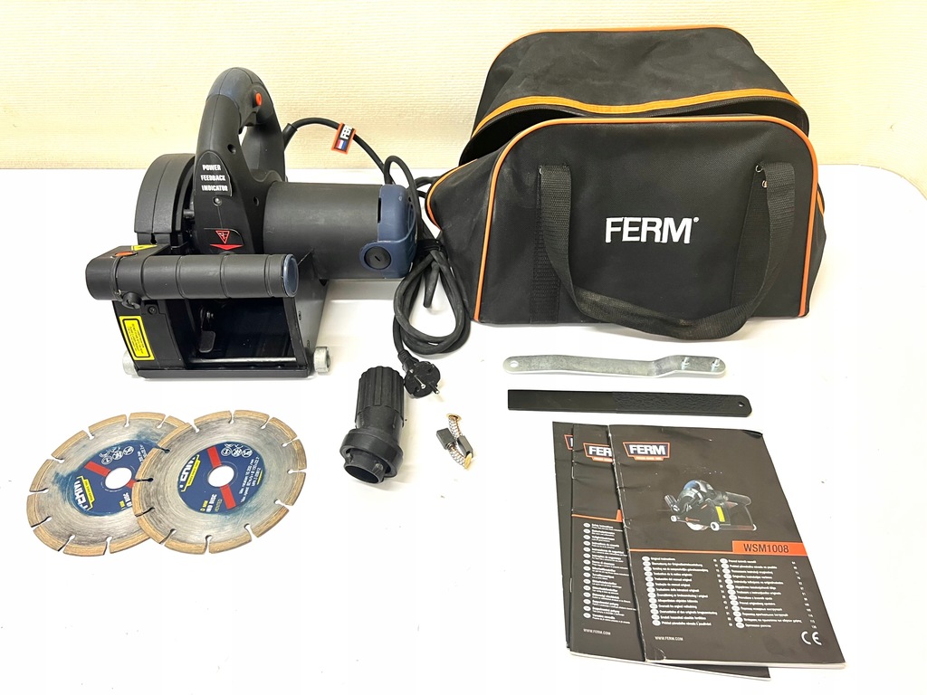 BRUZDOWNICA FREZARKA FERM 8-40mm 150mm LASER 1600W - 12469013655 ...