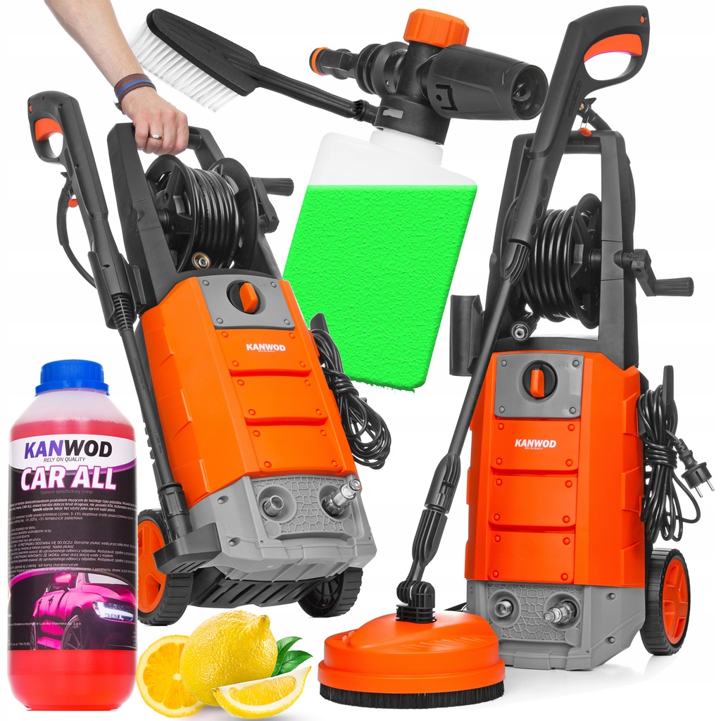 MYJKA CIŚNIENIOWA KANWOD 220 BAR MODEL 2020 + PŁYN - 9176501813 - oficjalne archiwum Allegro